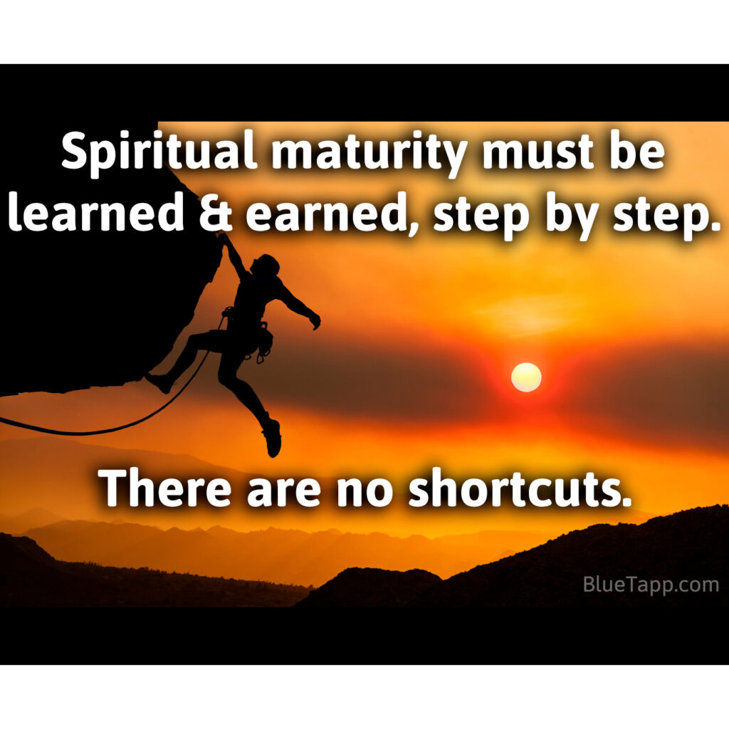Spiritual Maturity - Blue Tapp